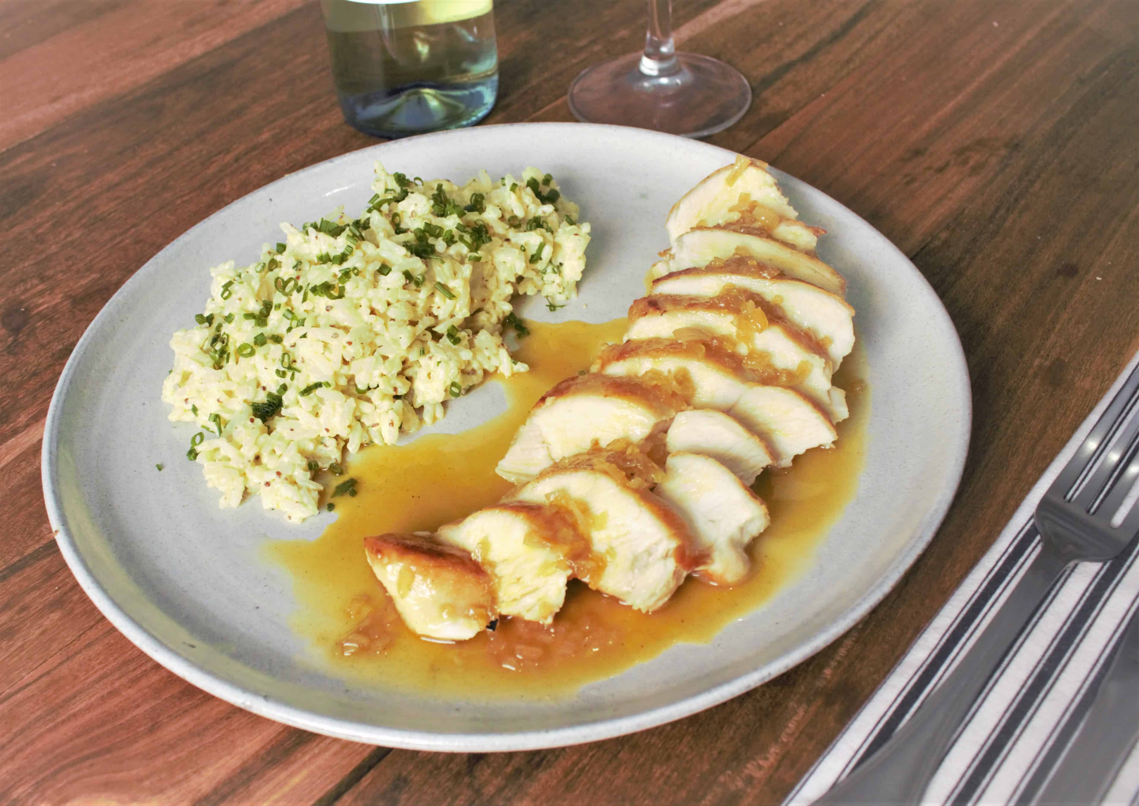 Frango Ao Molho De Laranja Com Arroz à Lancienne The Market L O